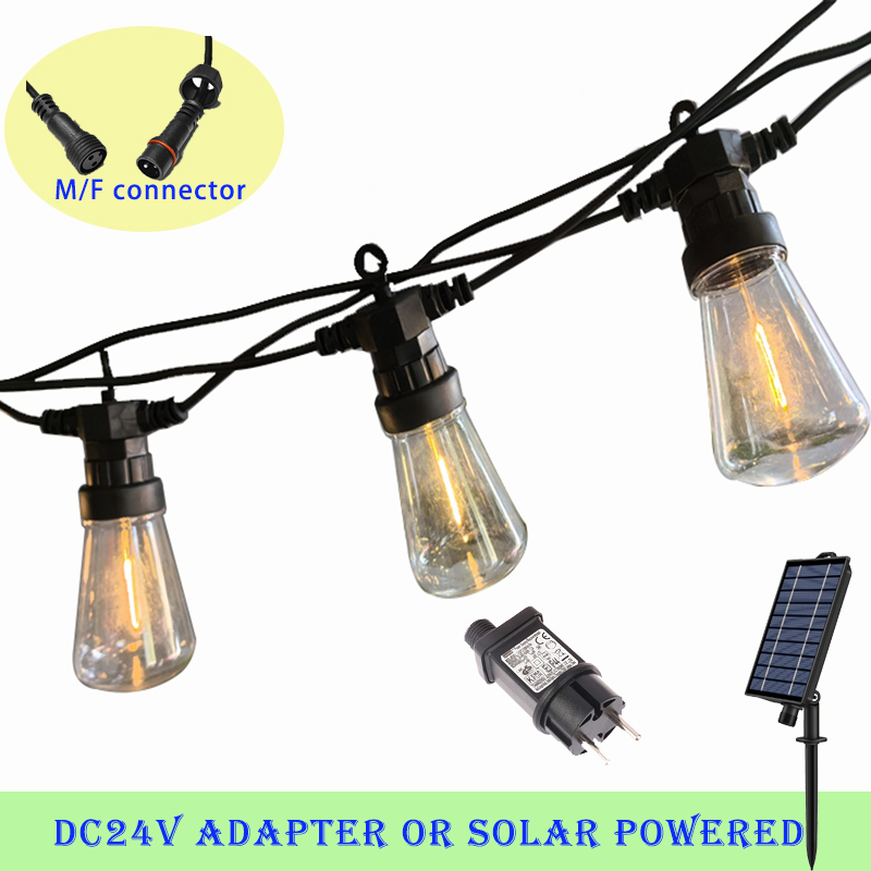 ST38 solar outdoor string lights