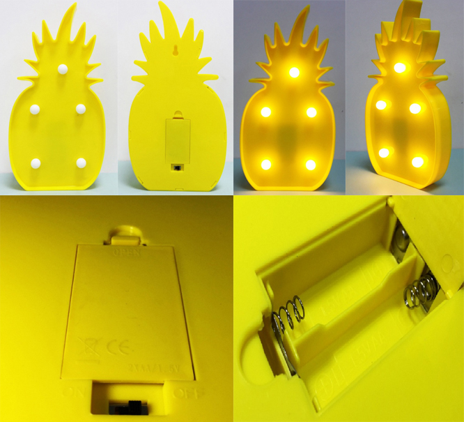 pineapple led light