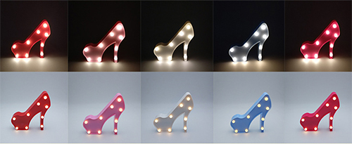 high heel led light,high heels light,high heel marquee light