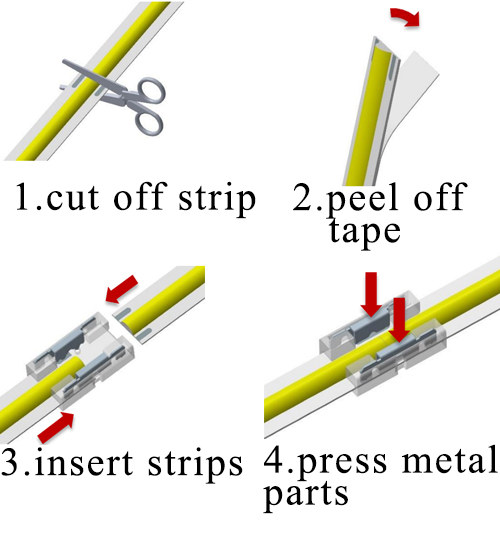 cob led strip connector