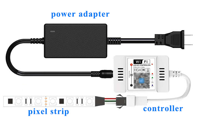 pixel strip controller,magic home controller