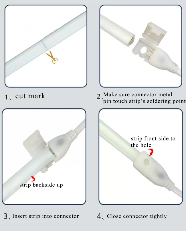 AC220V cob led strip,waterprof led strip