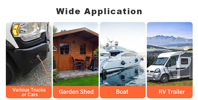 NEMA 5-15P to 5-15R power inlet