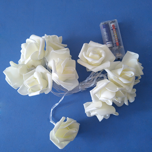 pvc rose led string