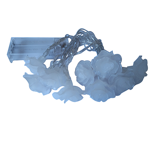 PE transparent rose led fairy string