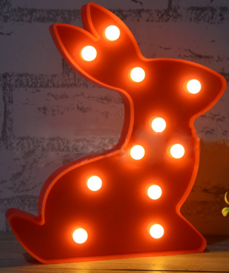 Easter bunny led marquee light