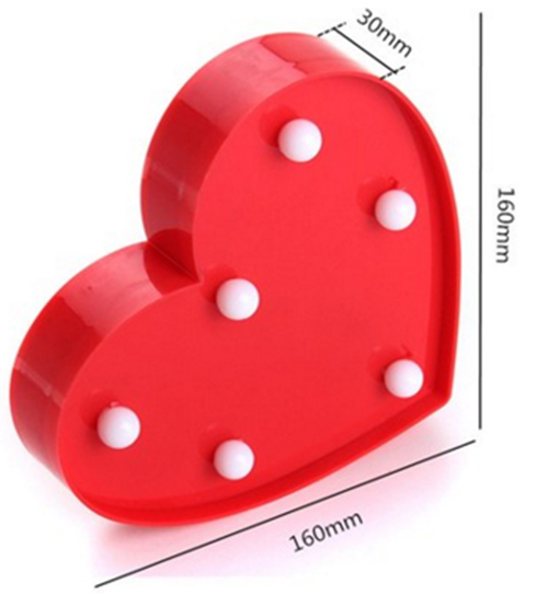 heart led light
