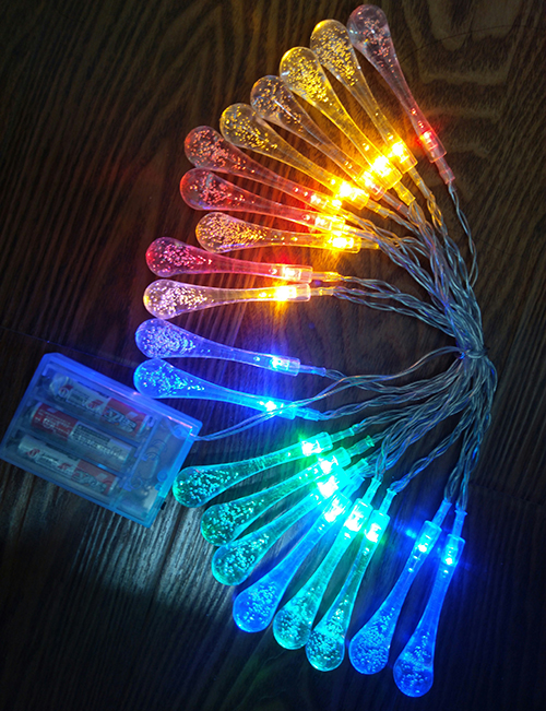 rain drop led fairy string