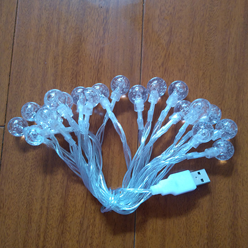 crystal bubble ball led fairy string