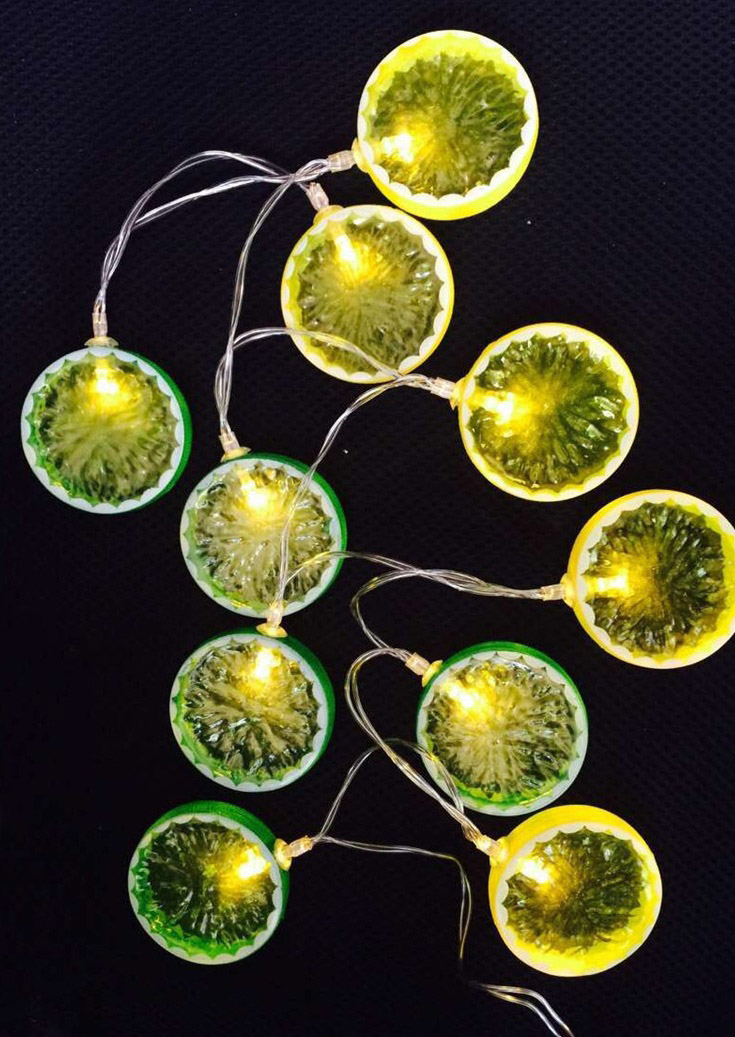 lemon slice led fairy string