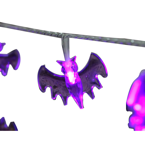 purple bat led fairy string