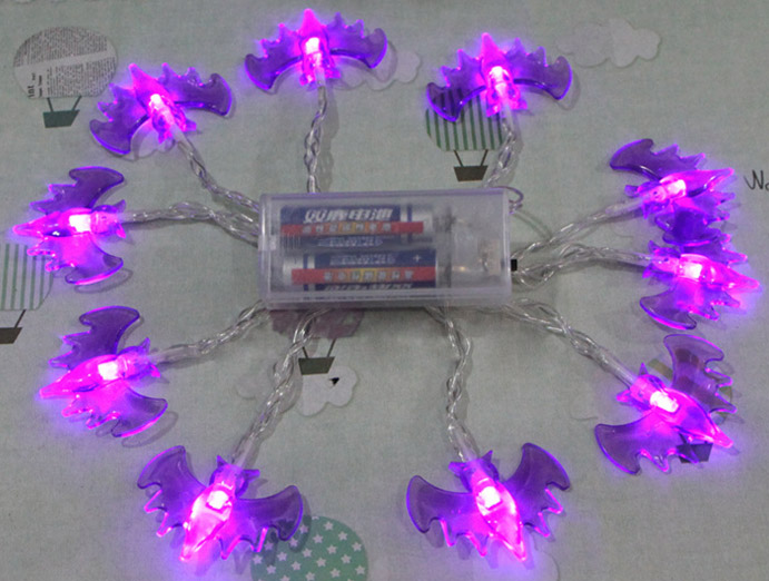 purple bat led fairy string