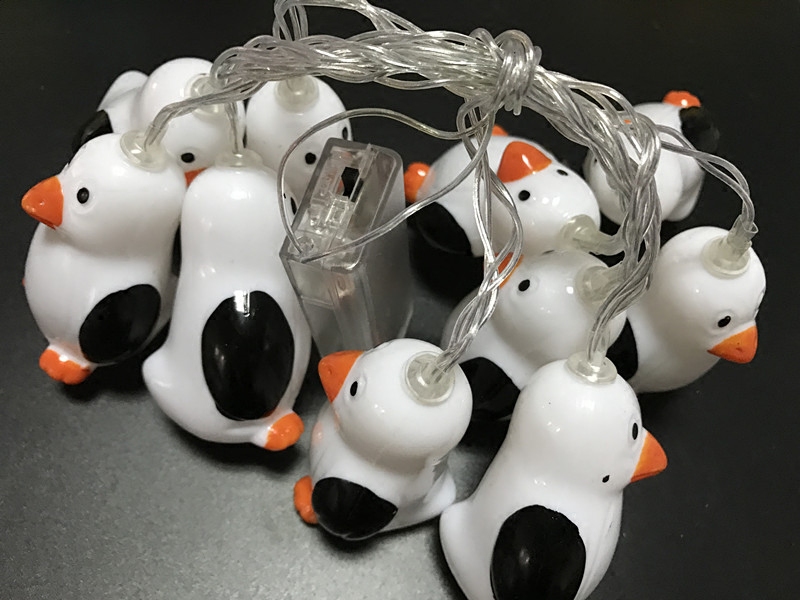 penguin led fairy string