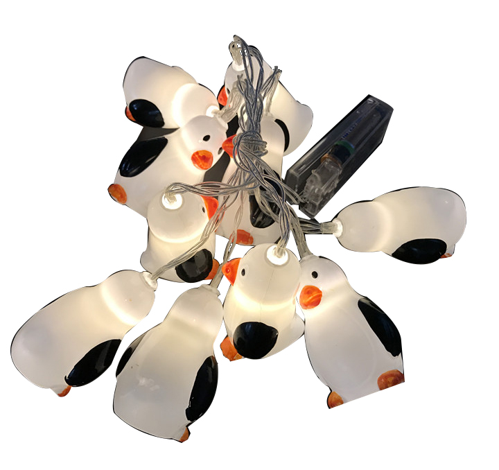 penguin led fairy string