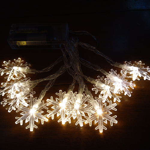 snowflake led fairy string