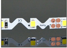 S shaped SMD2835 led strip