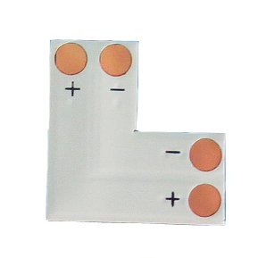 L shape strip connector