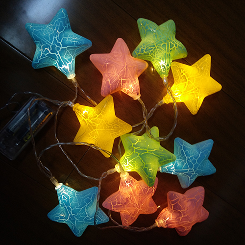 crack star led fairy string lights,star string lights,christmas string ...