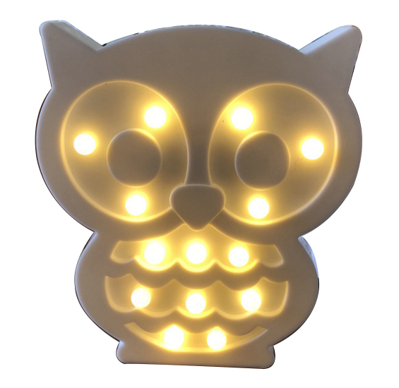 owl light,owl marquee light,owl kids night light