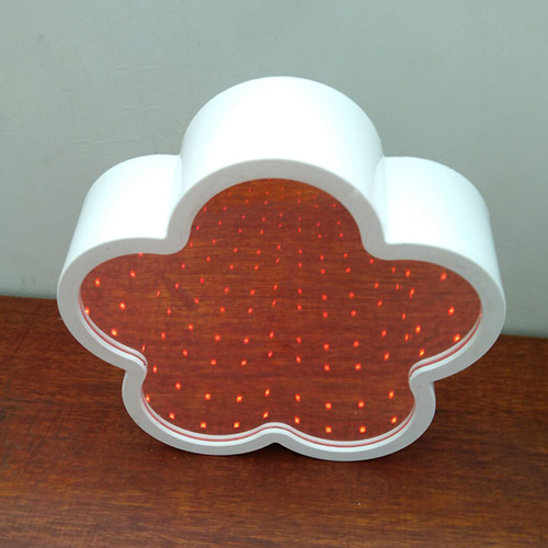 flower mirror tunnel light,mirror flower shape light,flower led ...