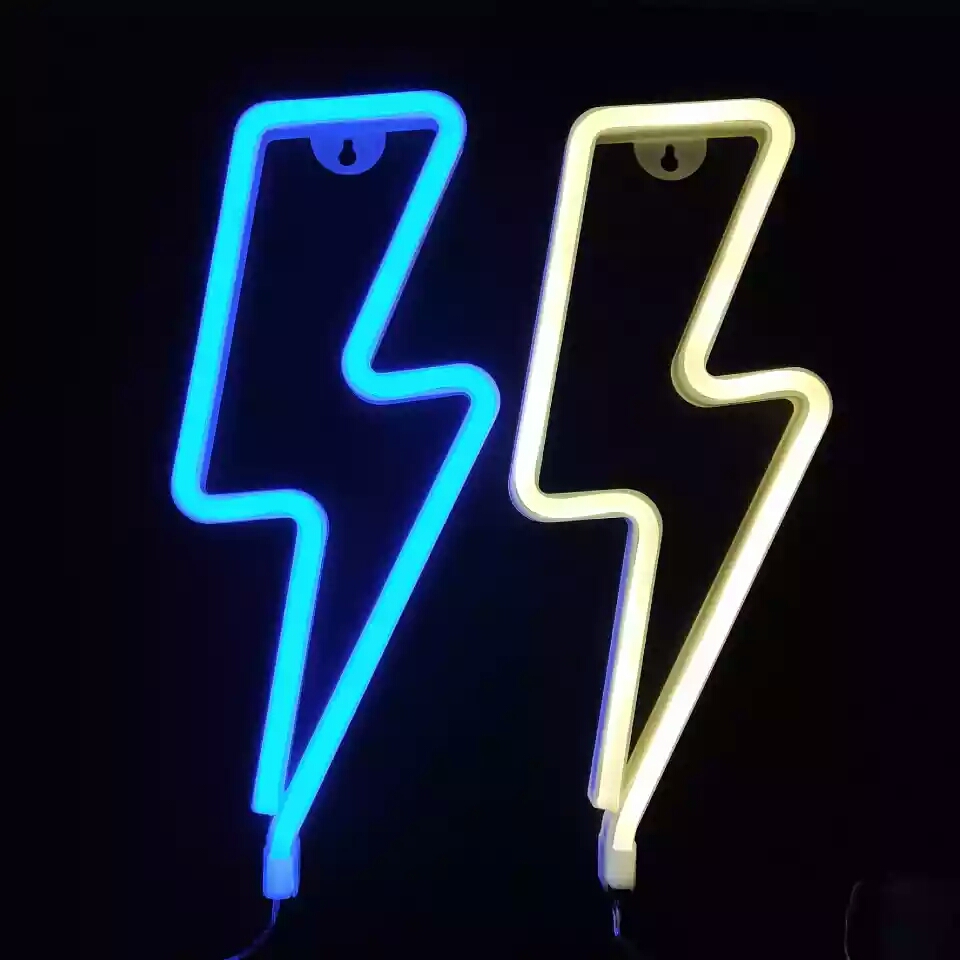 lightning neon light,party decor,neon lights
