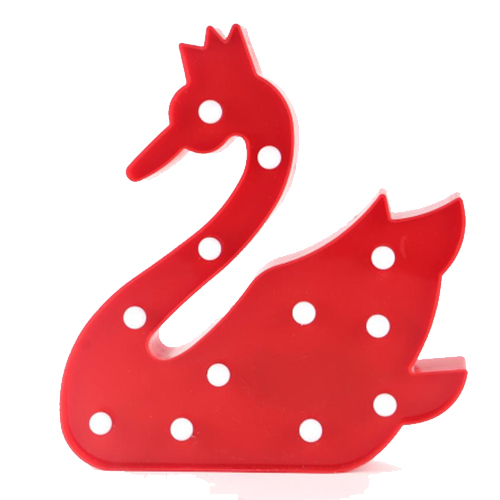 swan led light,swan marquee light,swan shape light