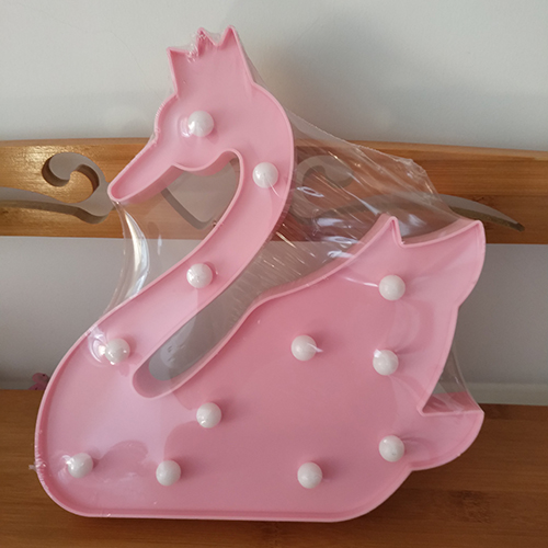 swan led light,swan marquee light,swan shape light