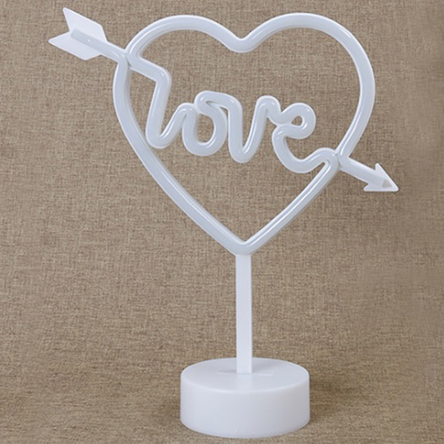 love heart led neon light,neon lights,wedding decor