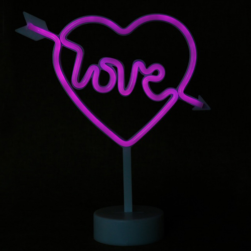 love heart led neon light,neon lights,wedding decor