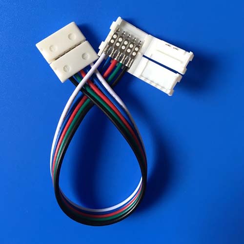 RGBW strip connector,smd5050 strip connector