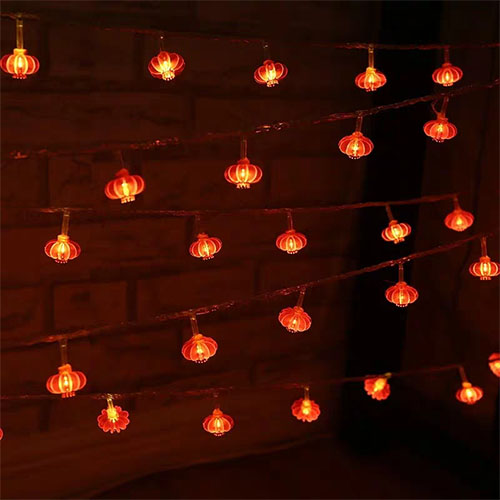china lantern string lights,new year decoration,new year lights