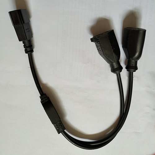 1-2 AC power spltting cable,AC power splitter,power cable