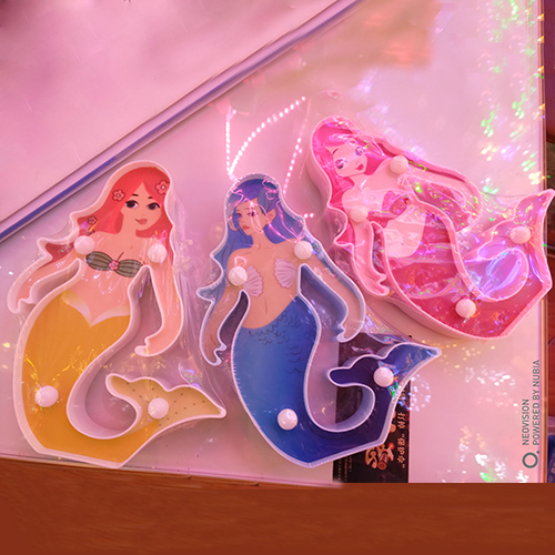 mermaid led night light