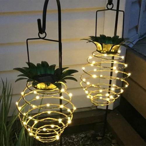 solar pineapple light,solar garden light