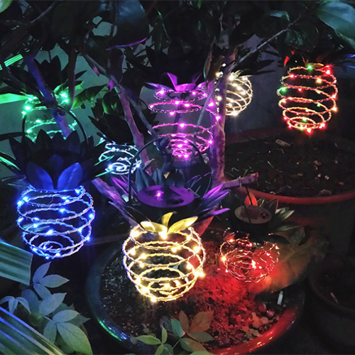 solar pineapple light,solar garden light