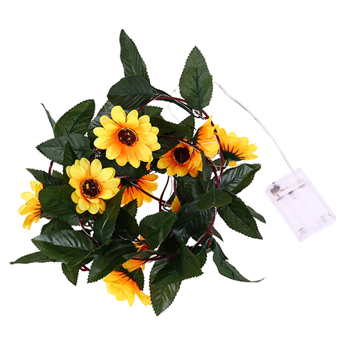 sunflower led fairy lights,thanksgiving decoration,thanksgiving lights