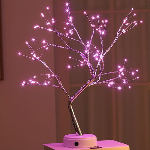 led pearl table light,decorative led shimmer tree,led fairy tree