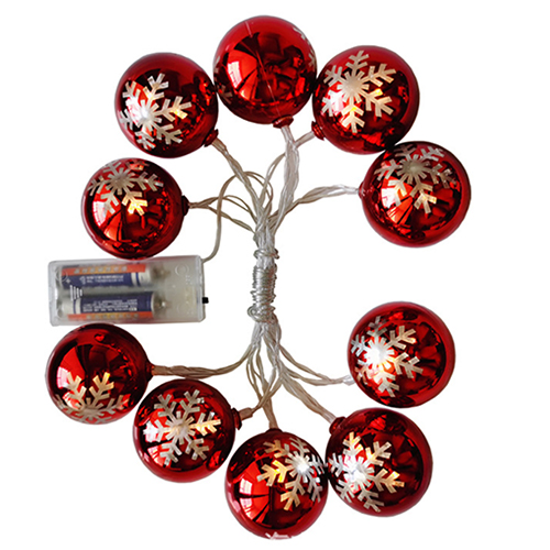 plated christmas ball string light,christmas lights,xmas lights
