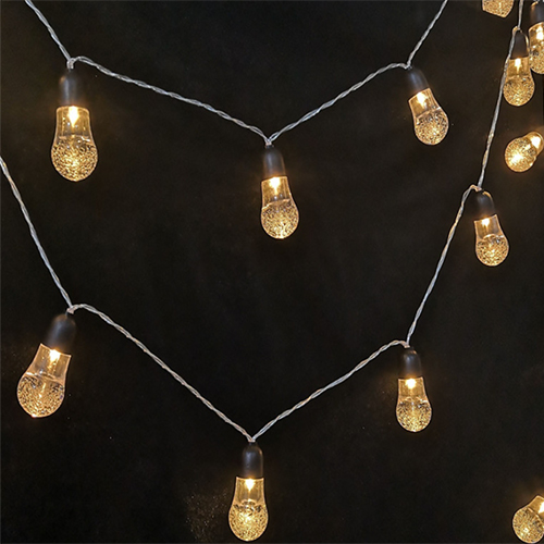 crystal bulb led string light,party decoration,party lights
