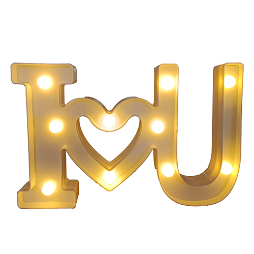 I love U marquee light,proposal lights,letter light