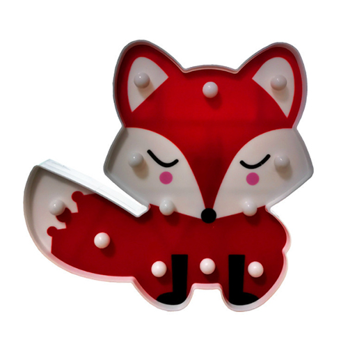 fox marquee light,kids night light,led marquee light