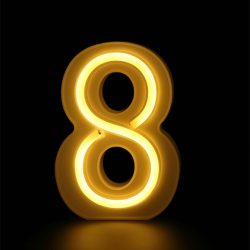 neon number light,neon sign,number lights