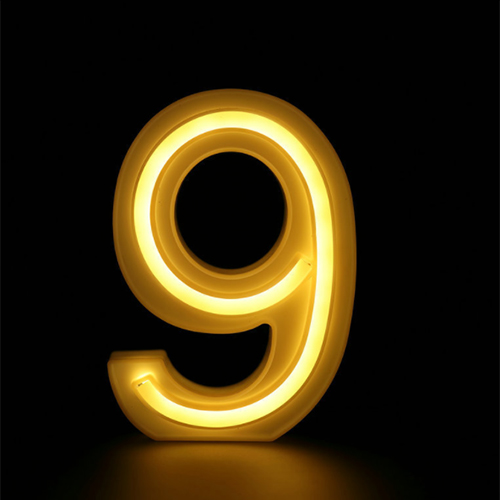 neon number light,neon sign,number lights