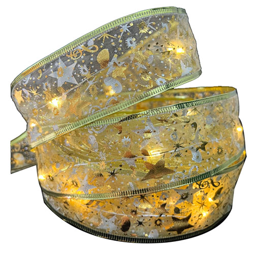 ribbon led string lights,christmas lights,xmas tree decoration