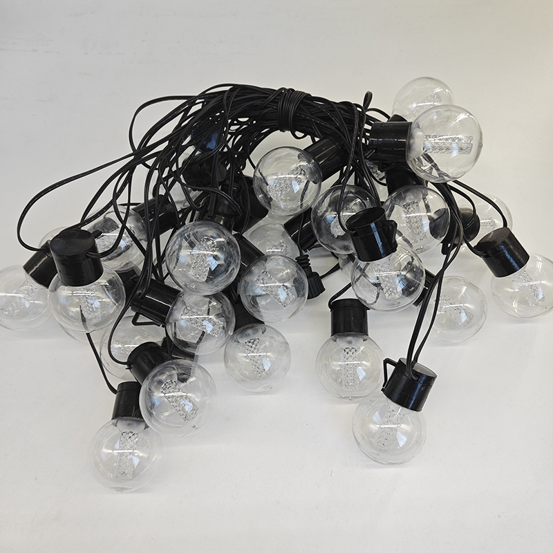 solar power G50 string lights with light guide