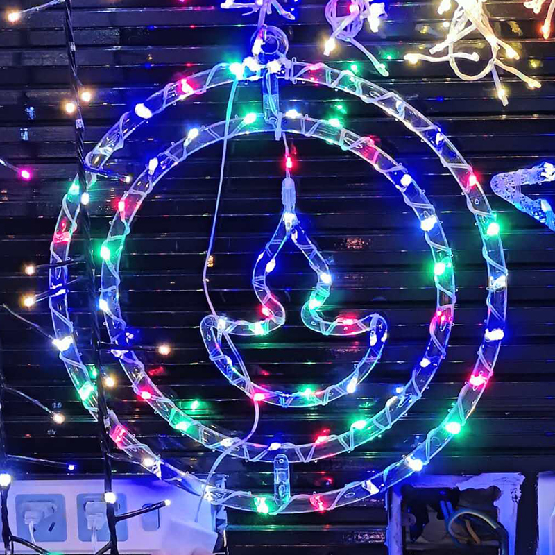 double ring led pendant light,christmas decor,xmas lights,holiday lights