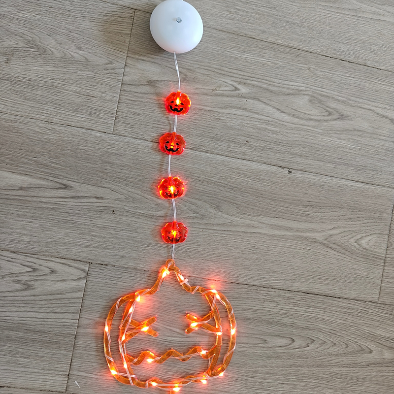 pumpkin led sucker light,halloween decor lights