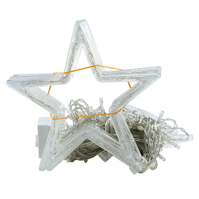 USB and battery powered star curtain light
