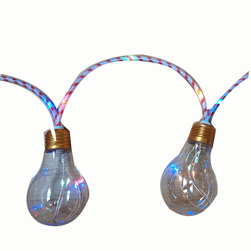 christmas decor lights,glowing rope bulb string lights