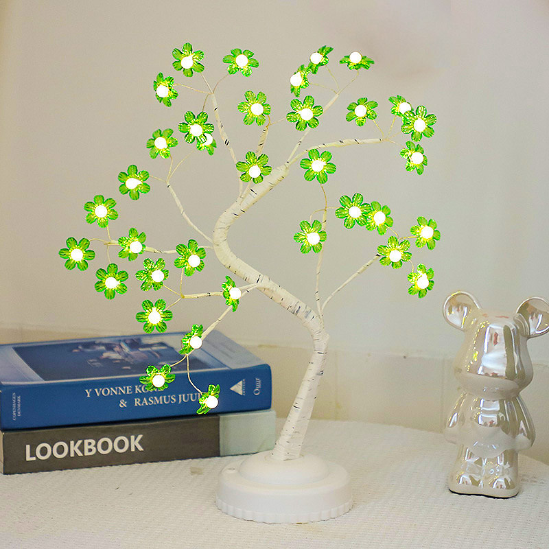 flower shimmer tree light,led table light